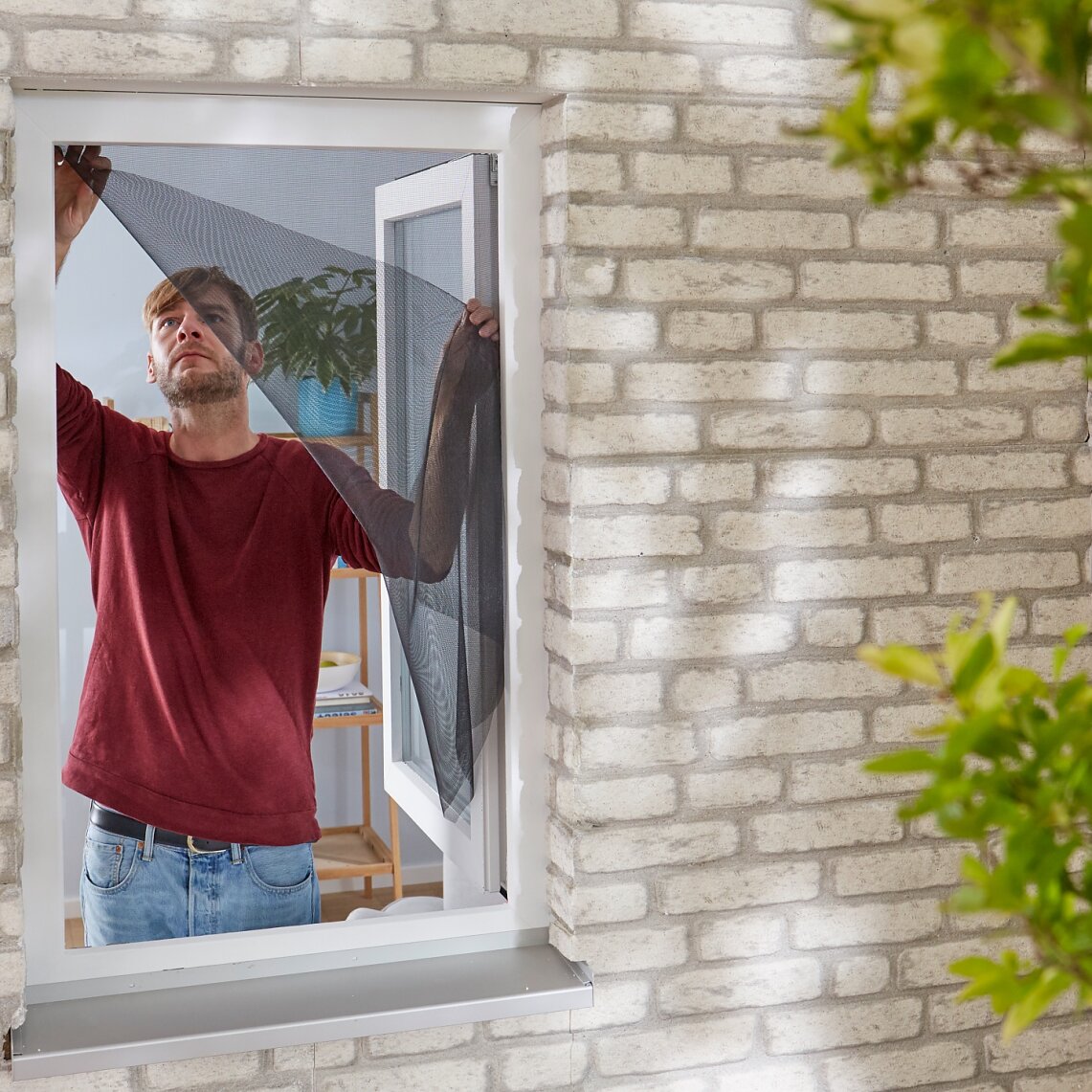 tesa® Insect Stop Insektnet Comfort til vinduer - tesa
