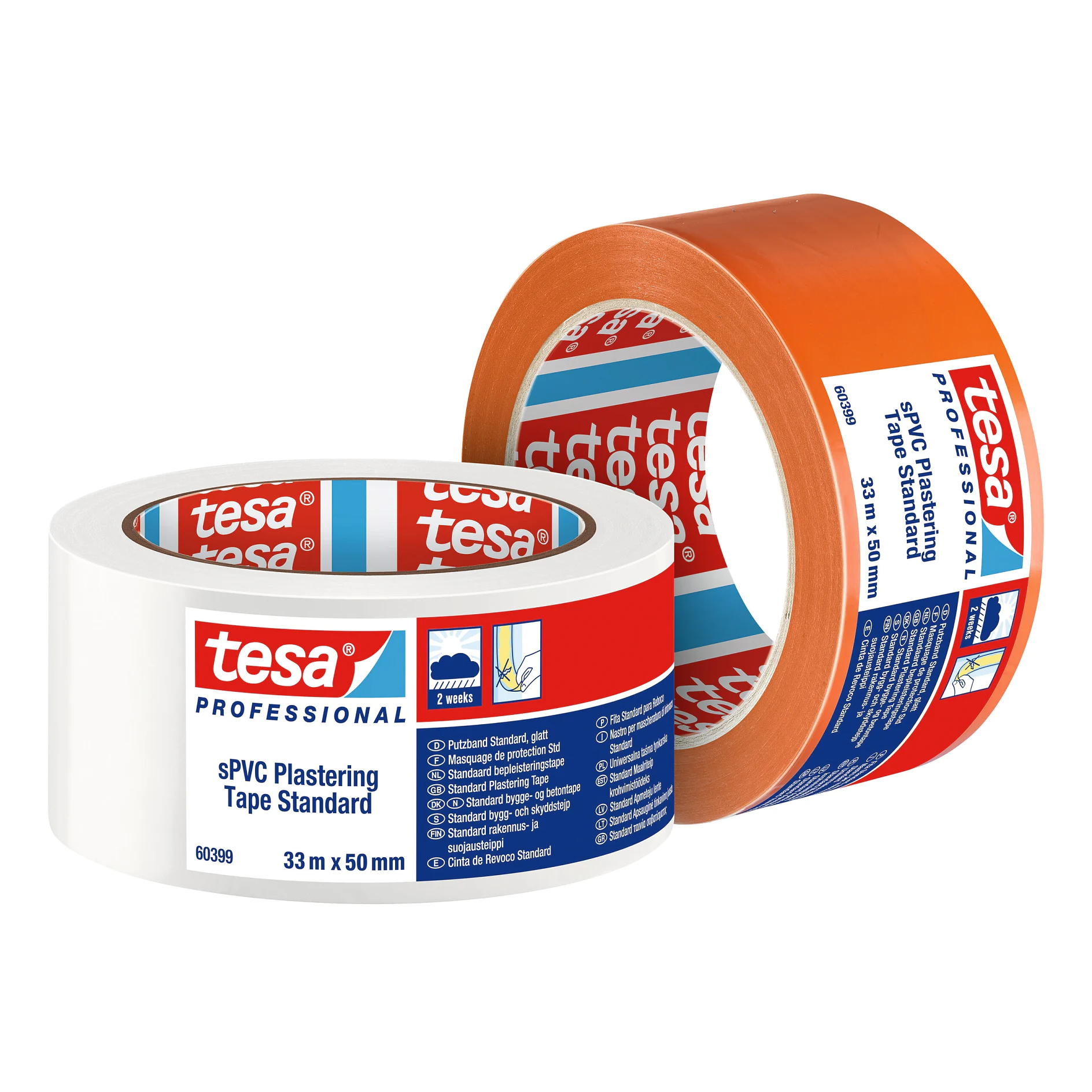 tesa® Professional 67001 Putzband sPVC quergerillt - tesa