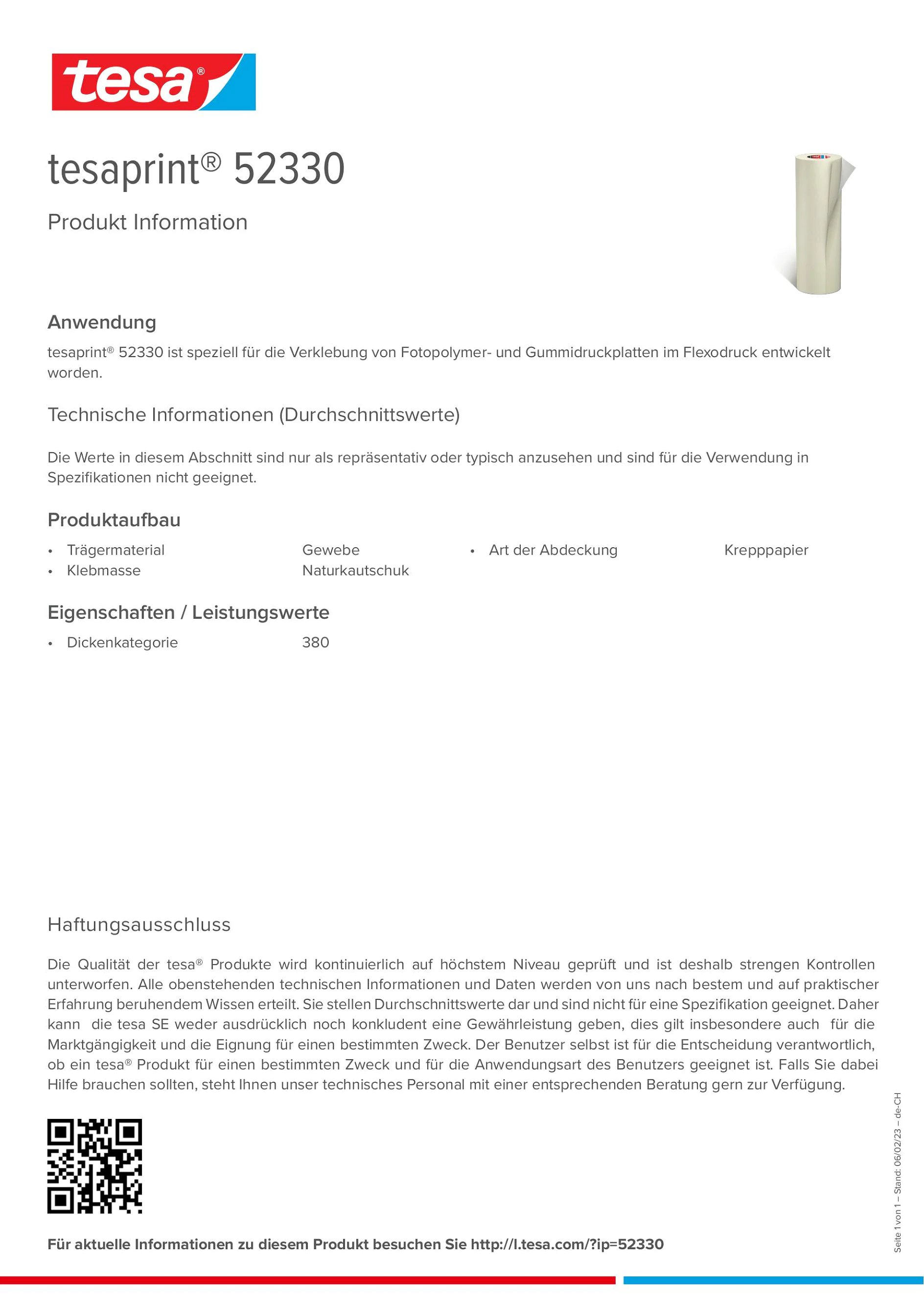 tesaprint® 52330 - tesa