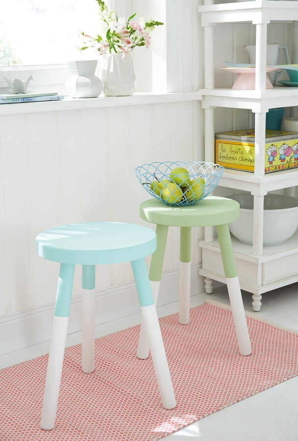 Pastell Hocker: Kreative DIY-Ideen zum Selbermachen