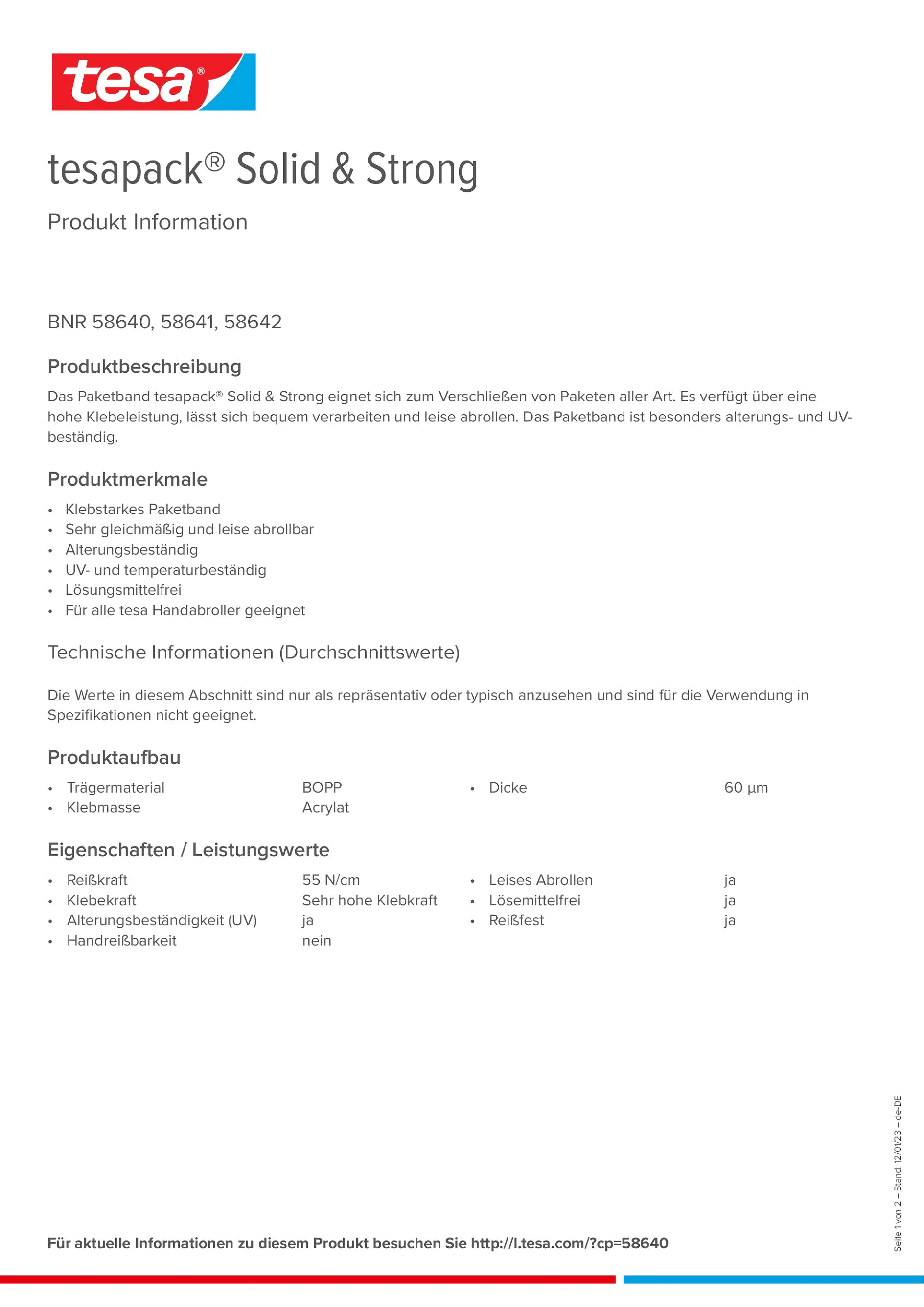 tesapack® Solid & Strong - tesa