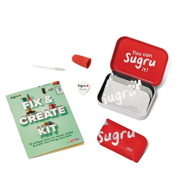 Sugru by tesa® DIY-Kits mit 4x Sugru, coolen Tipps und Aufbewahrungsbox ...