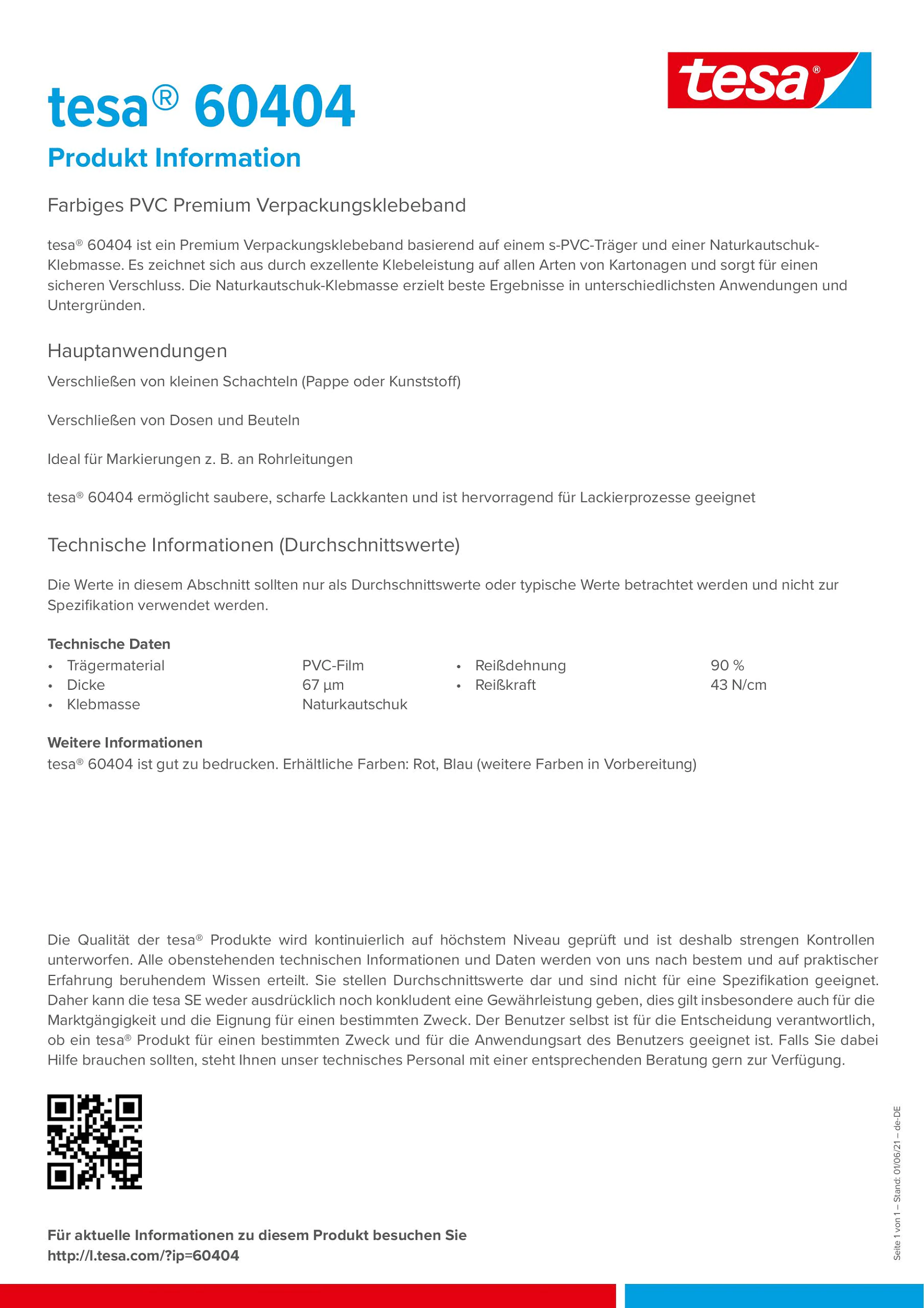 tesa® 60404 farbig - tesa