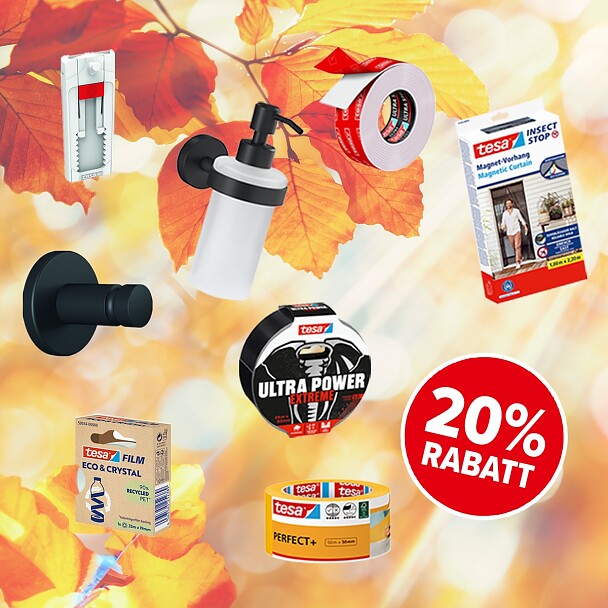 Büro- & Zuhause-Lösungen: Klebe-Produkte von tesa