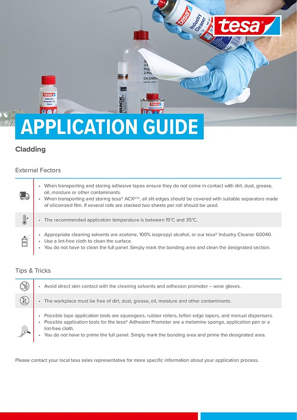 Wall adhesive tapes for interior fit-outs | tesa®