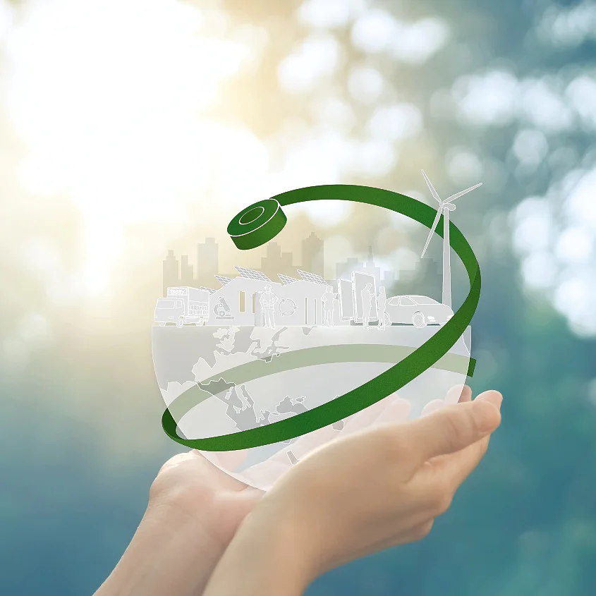 Power from sun, wind, and water - tesa