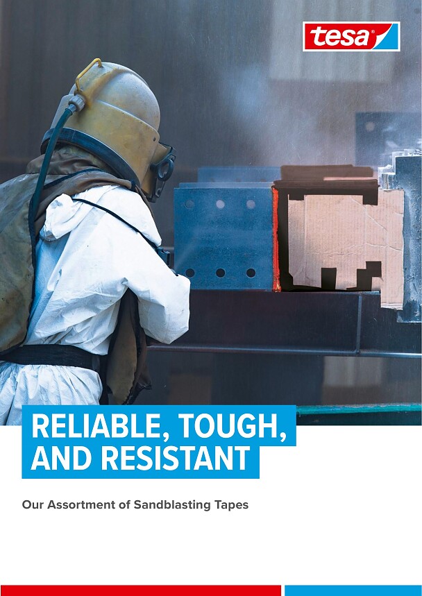 High-performance sandblasting tapes for precise masking solutions | tesa®