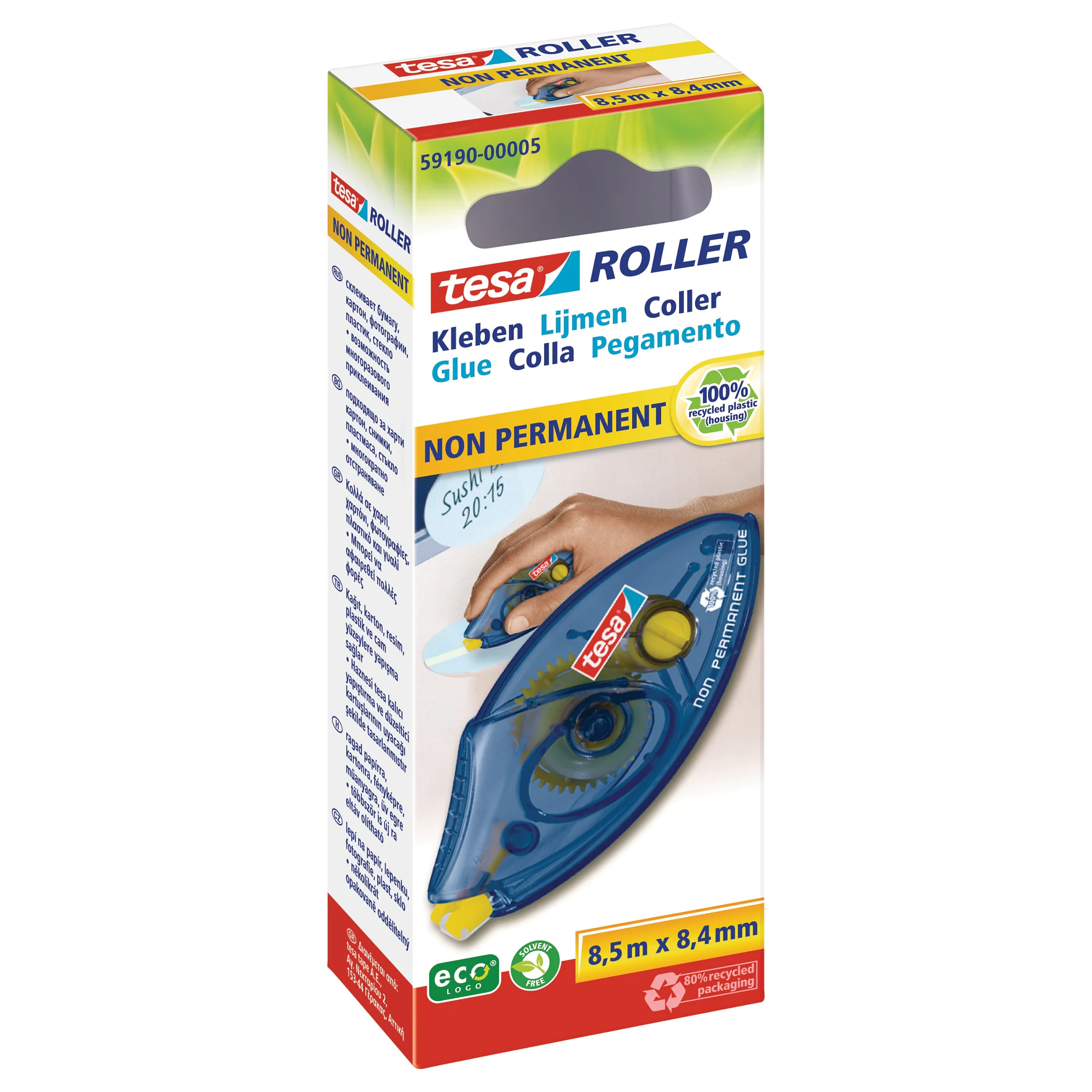 Sticking Quickly and Cleanly with tesa® Adhesive Glue Rollers and Glue ...