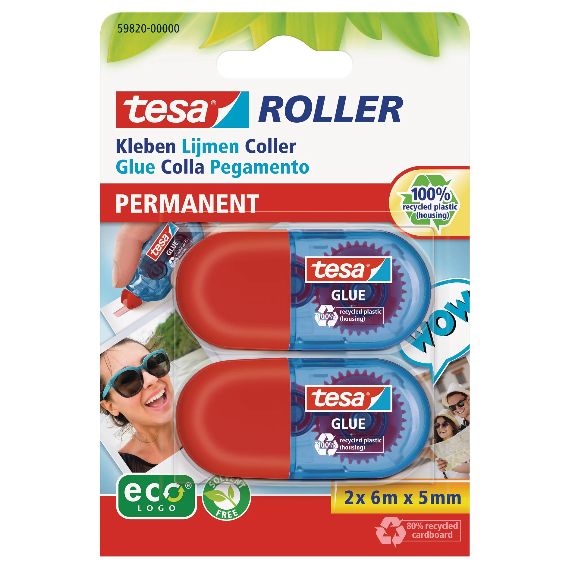 tesa® Roller Correction ecoLogo® disposable - tesa