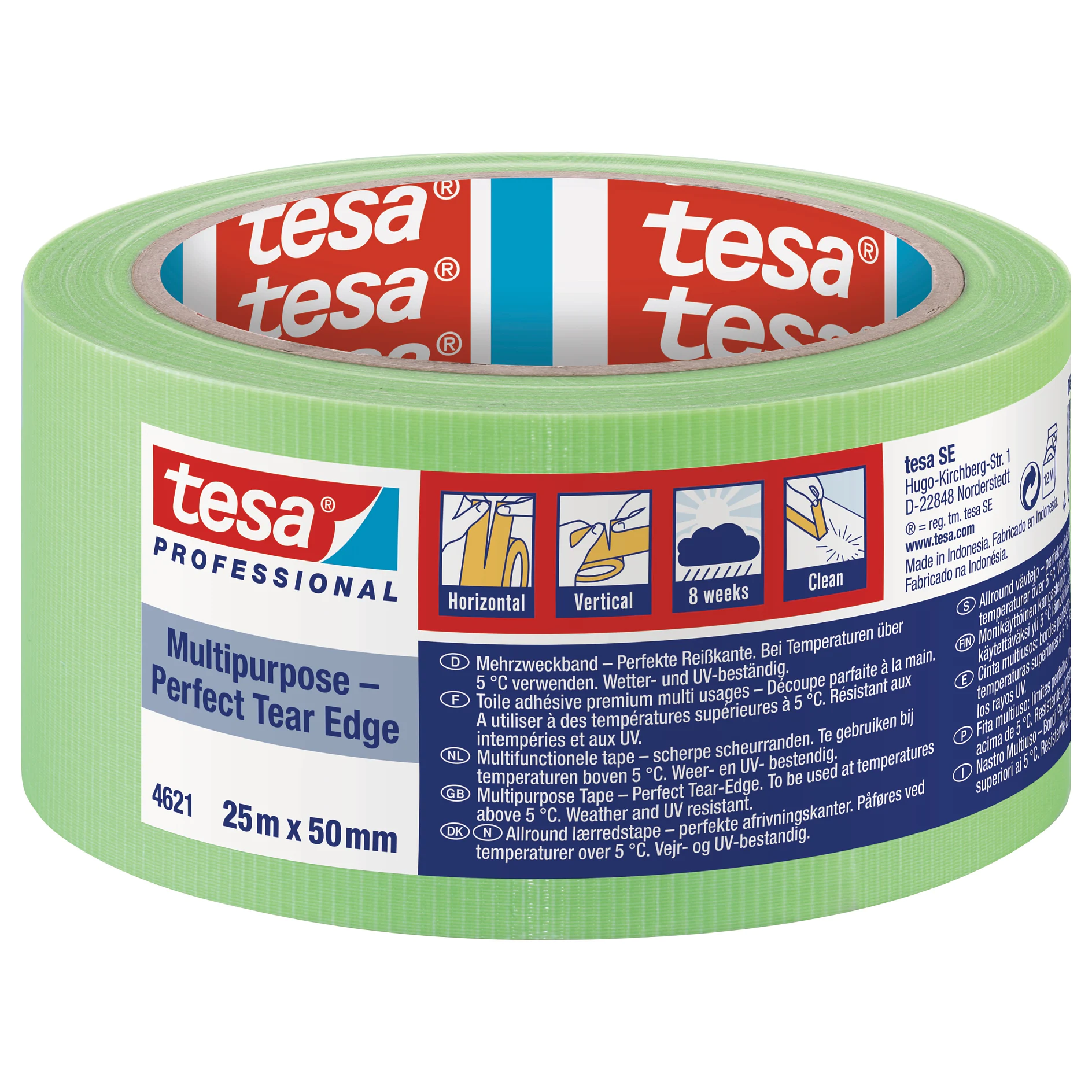 tesa® Professional 67001 sPVC Plastering Tape Embossed - tesa