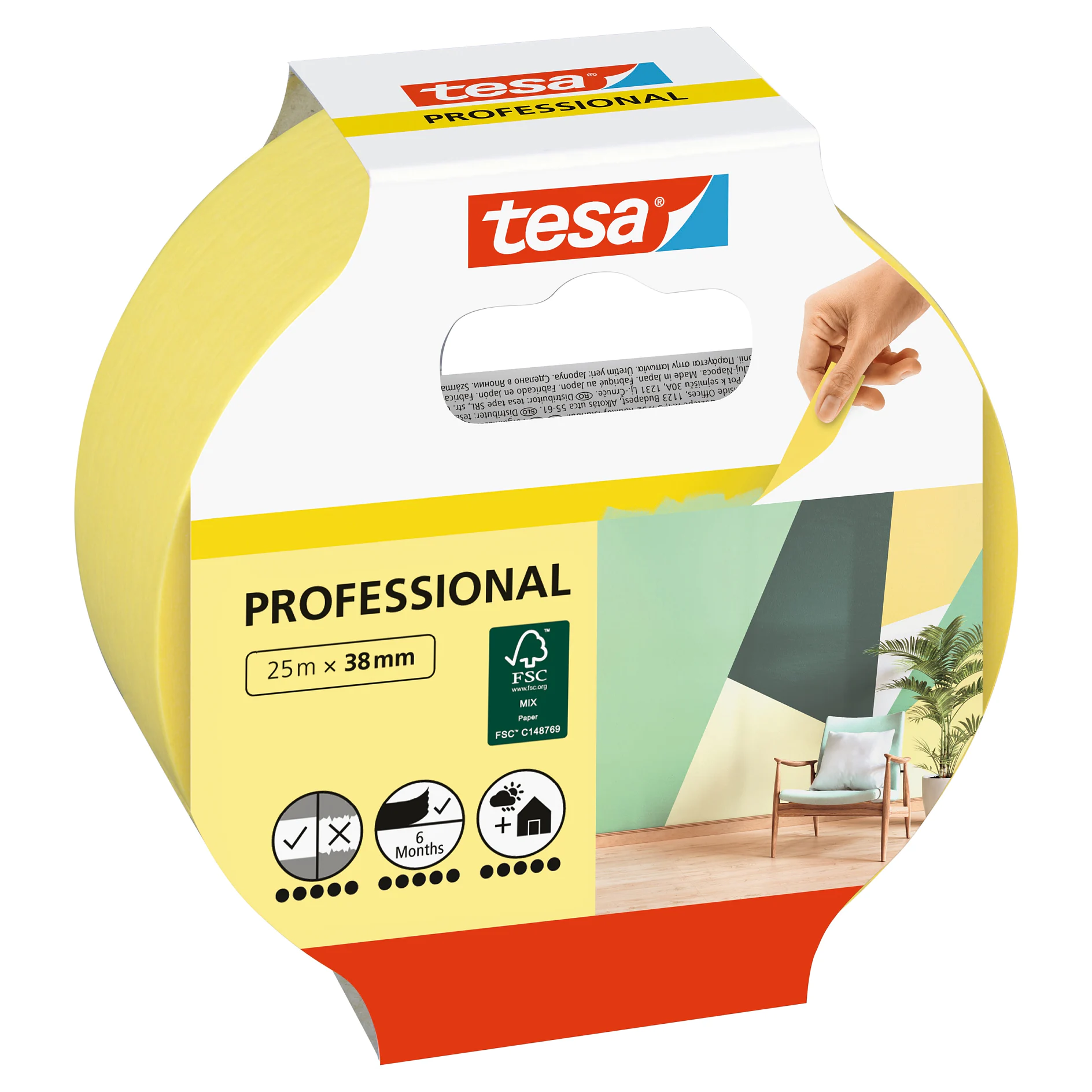 tesa® Masking Tape Professional Outdoor - tesa