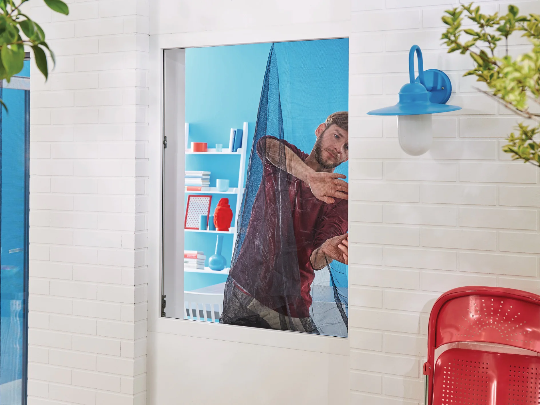 tesa® Insect Stop Hook & Loop STANDARD for Windows - tesa