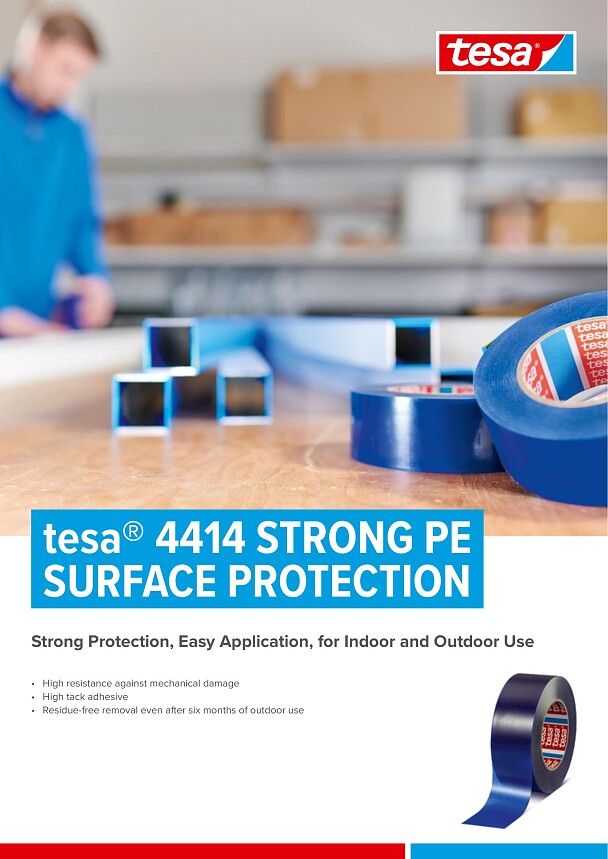 tesa® 4414 Provides Weather Resistant Surface Protection - tesa
