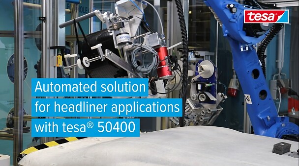 Automated headliner assembly - tesa