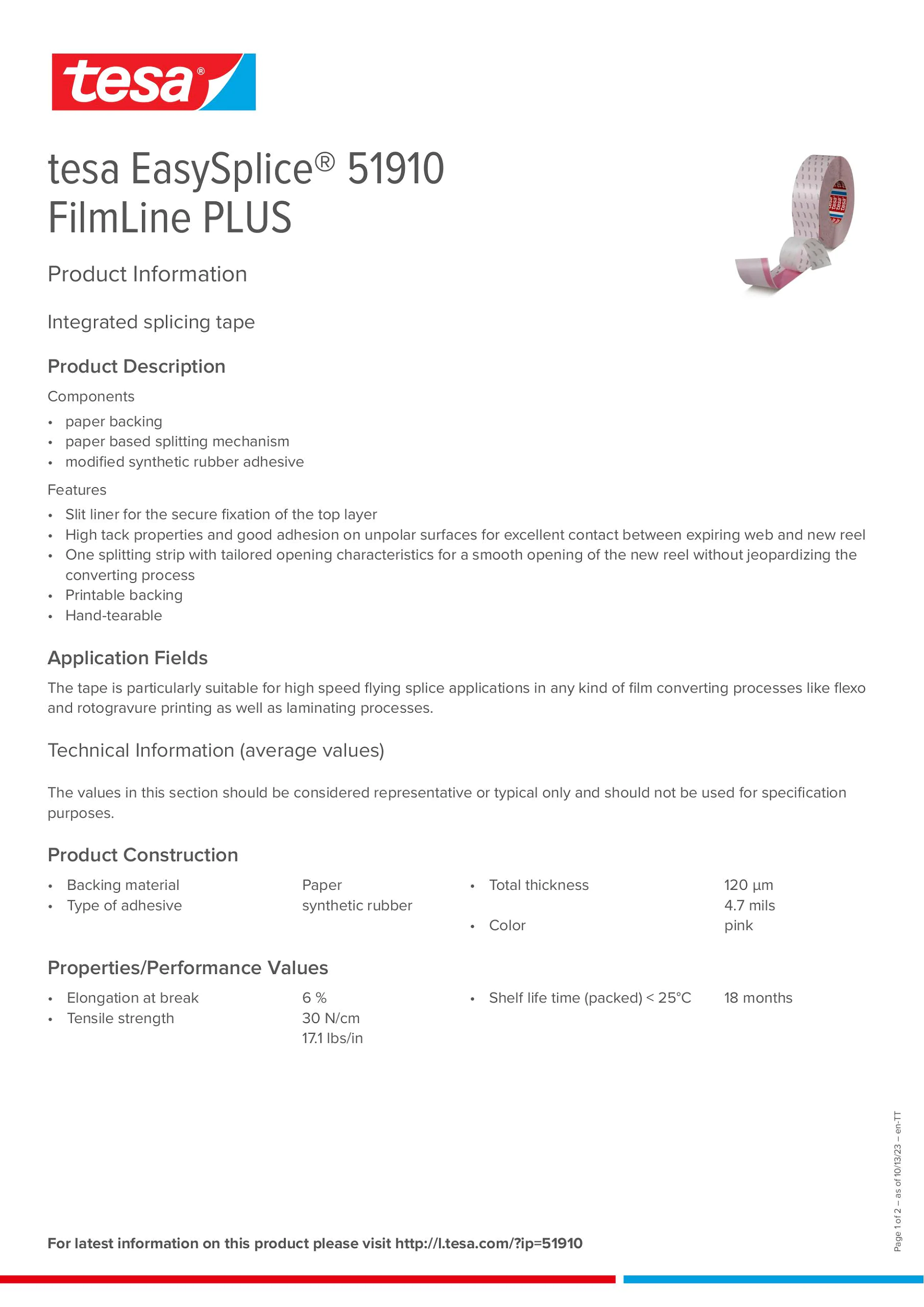 tesa EasySplice® 51910 FilmLine PLUS - tesa