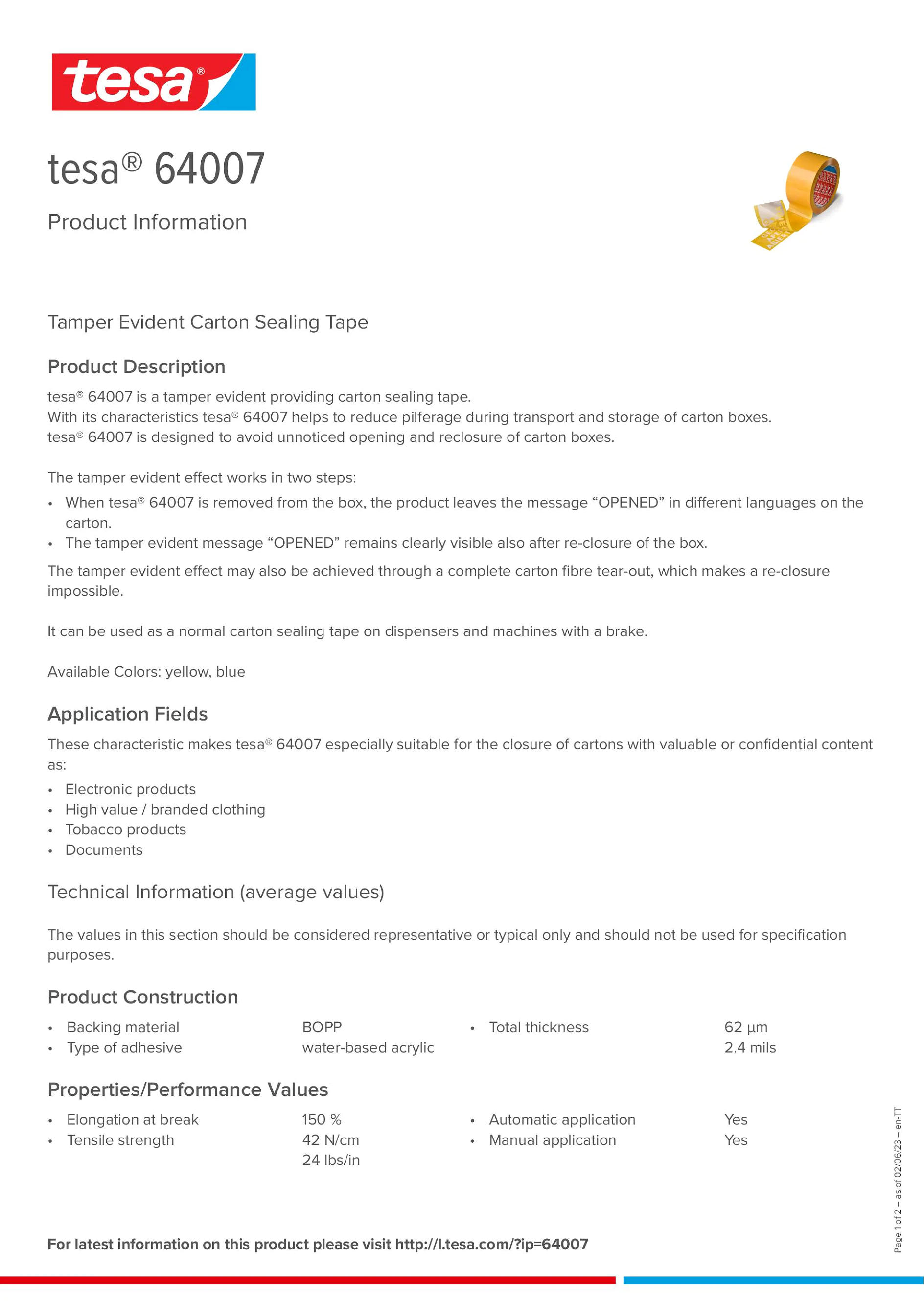 tesa® 64007 - tesa