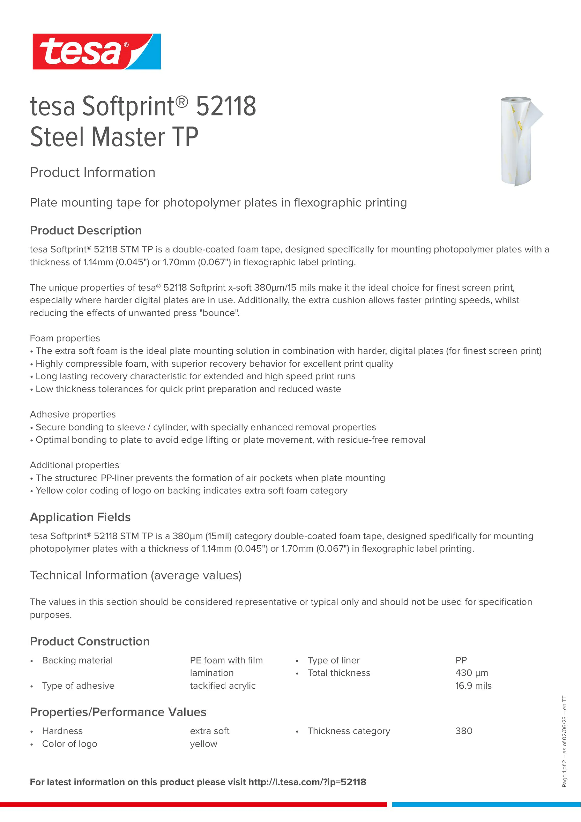 tesa Softprint® 52118 Steel Master TP - tesa