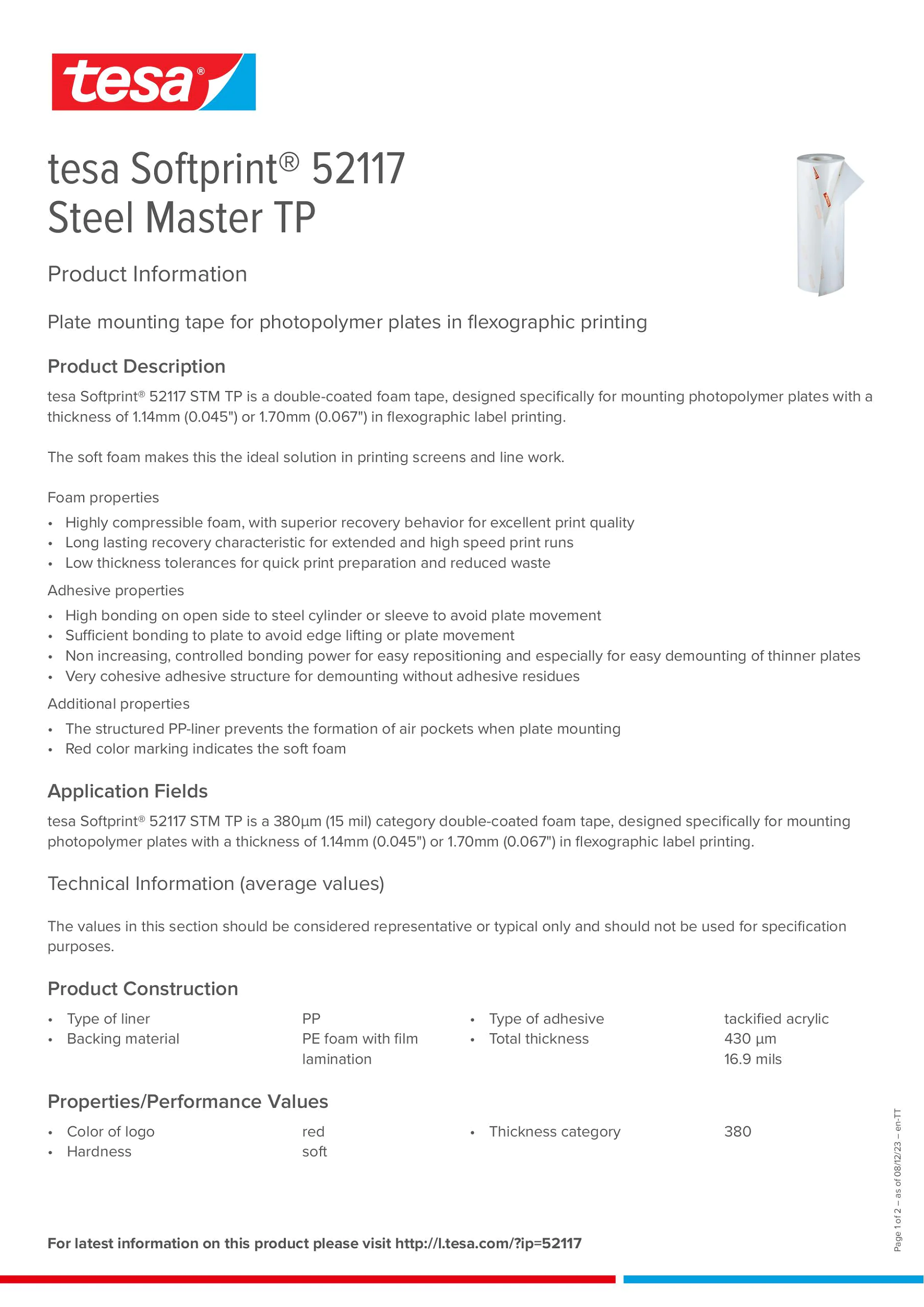 tesa Softprint® 52117 Steel Master TP - tesa