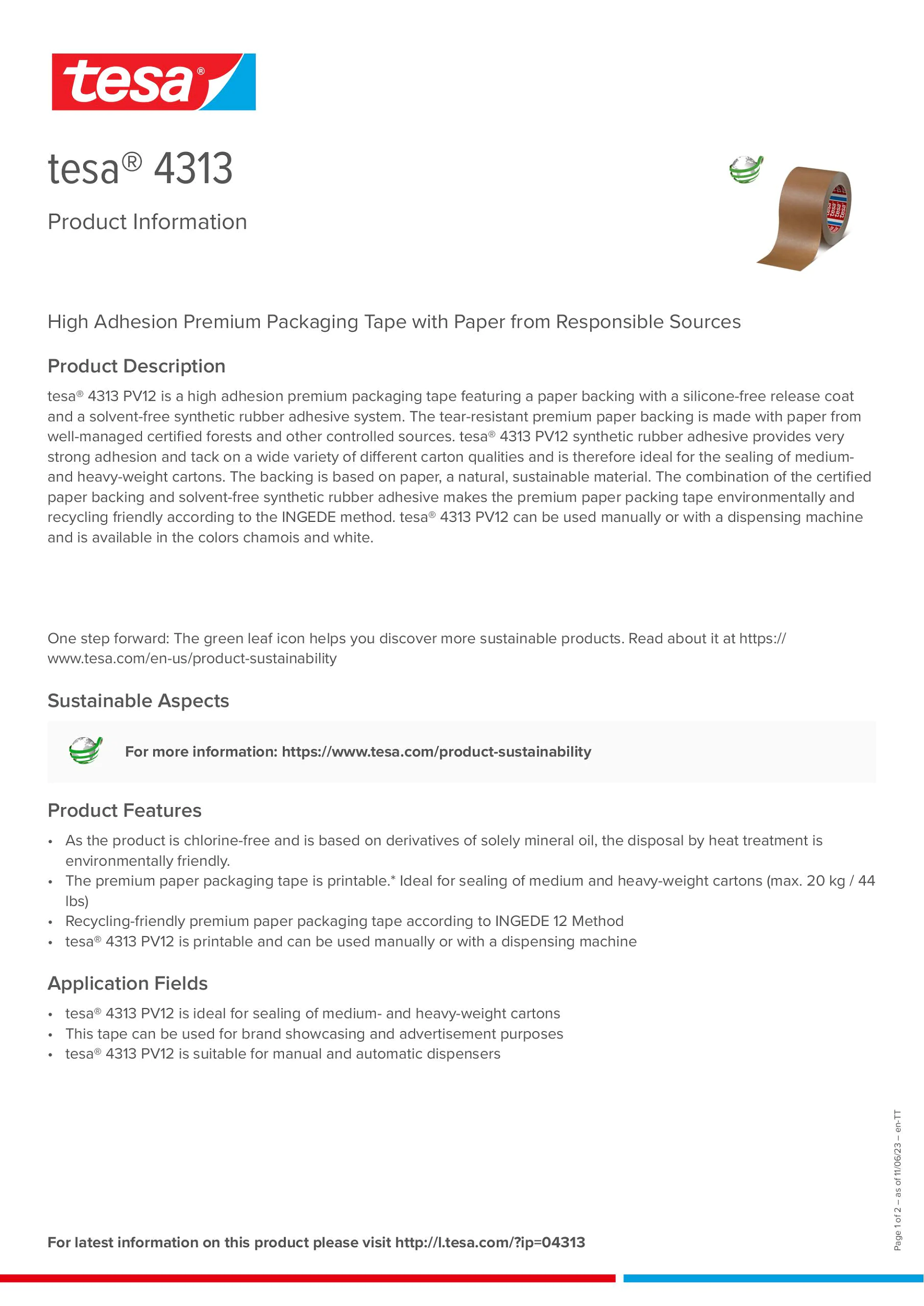 tesa® 4313 PV12 - tesa