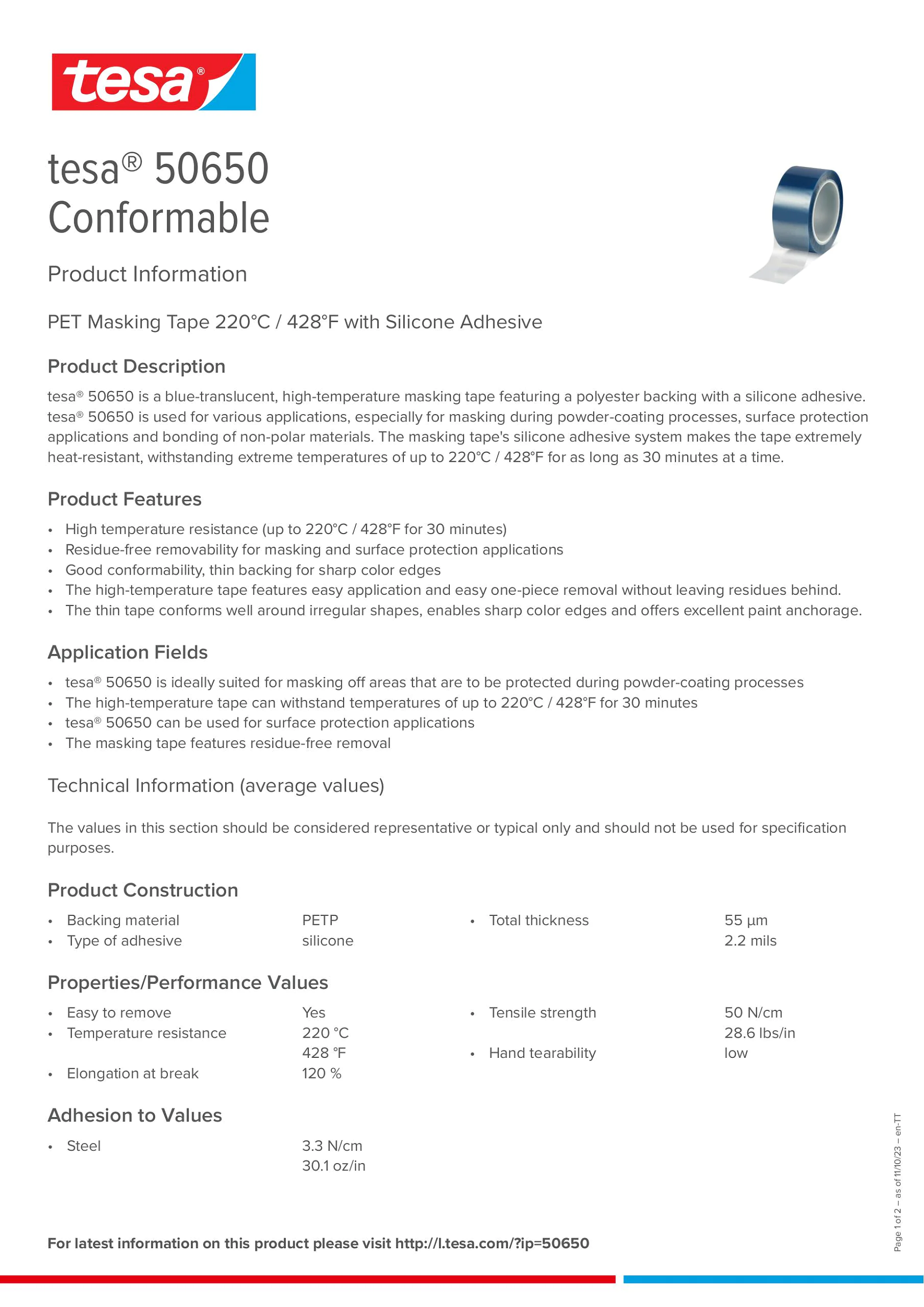 tesa® 50650 Conformable - tesa