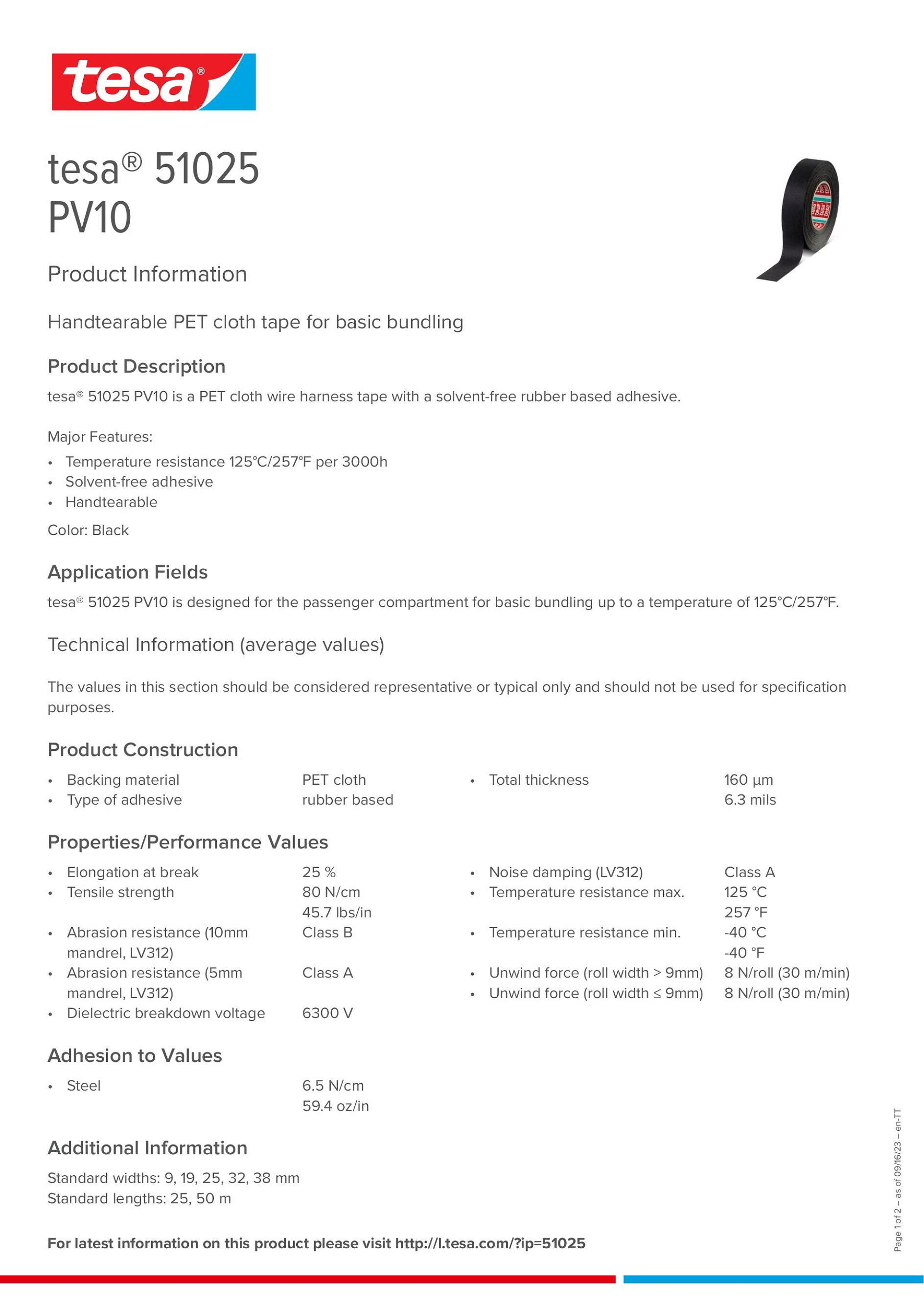 tesa® 51025 PV10 - tesa