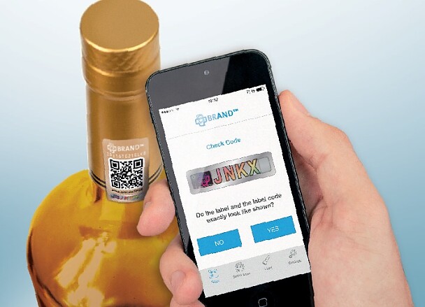 Using smartphones to track counterfeit products - tesa