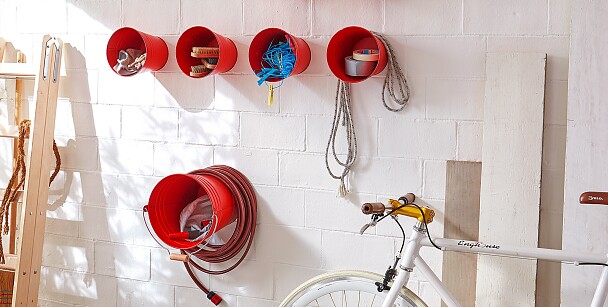 Garden Hose Storage Buckets - tesa