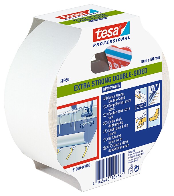tesa® Professional 51960 Extra Strong Double-Sided Removable - tesa