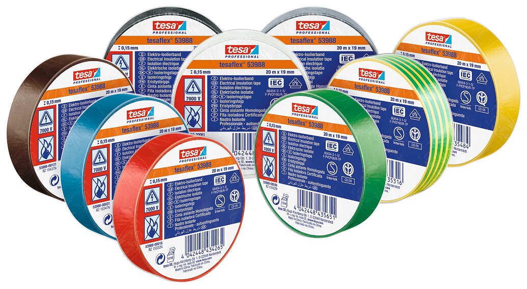 tesa® Professional 53988 Soft PVC Insulation Tape - tesa