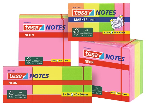 tesa® Notes Neon - tesa