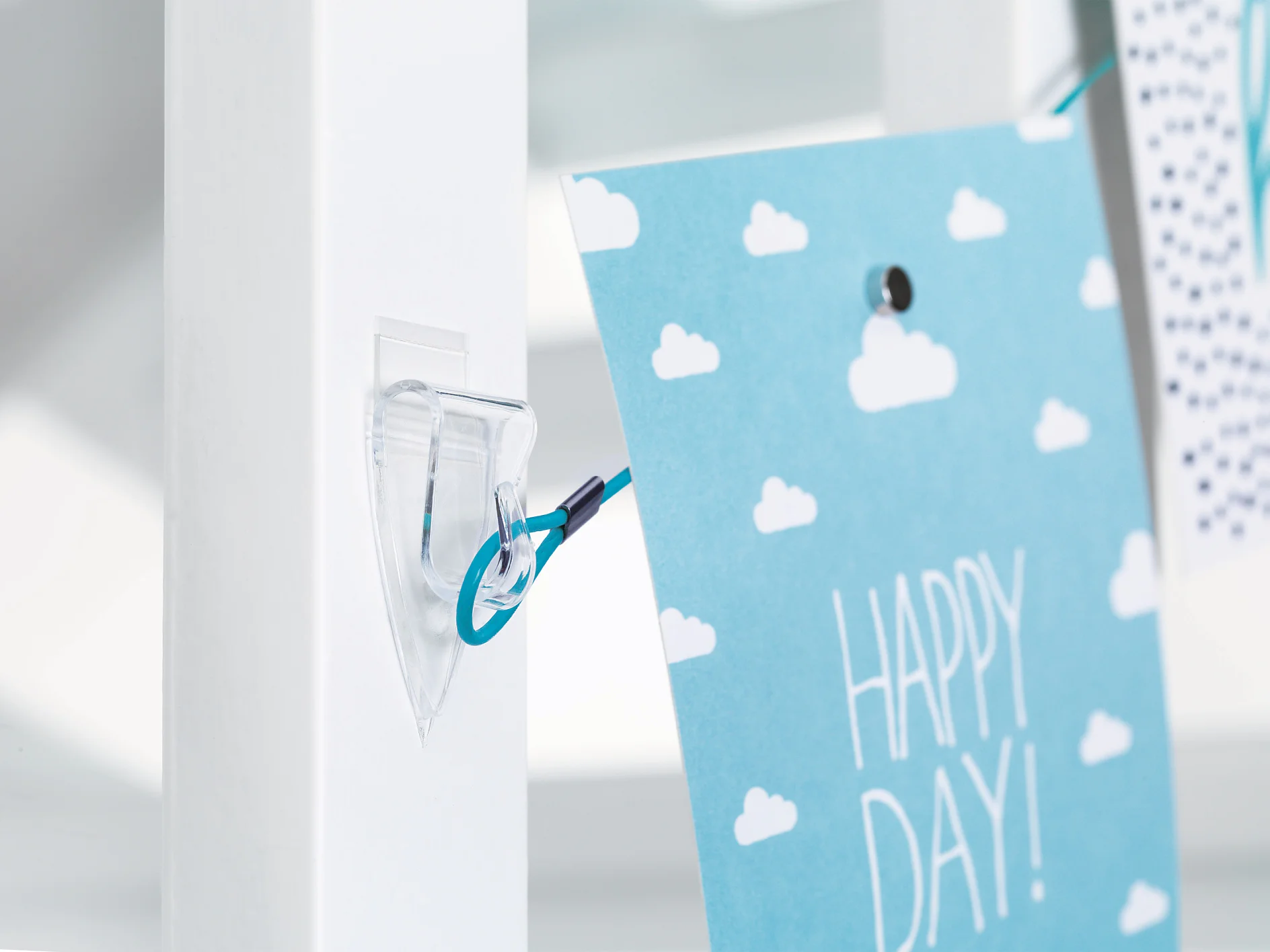 tesa® Powerstrips Self-Adhesive Deco Hooks Transparent - tesa