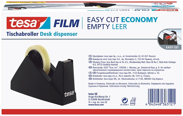 tesa® Easy Cut Economy Desk Dispenser - tesa