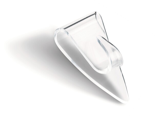 tesa® Powerstrips Self-Adhesive Deco Hooks Transparent - tesa
