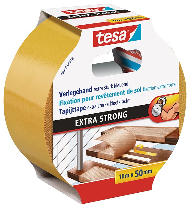tesa® Extra-Strong Double-Sided Adhesive Tape Permanent - tesa