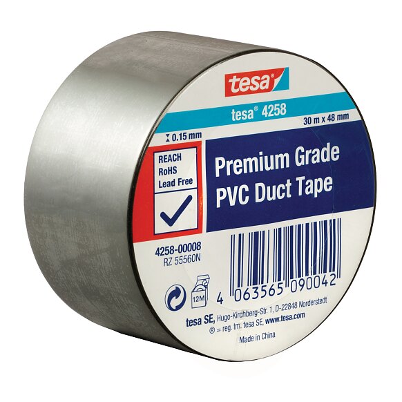 tesa® 4258 PV1 Premium Grade PVC Duct Tape - tesa
