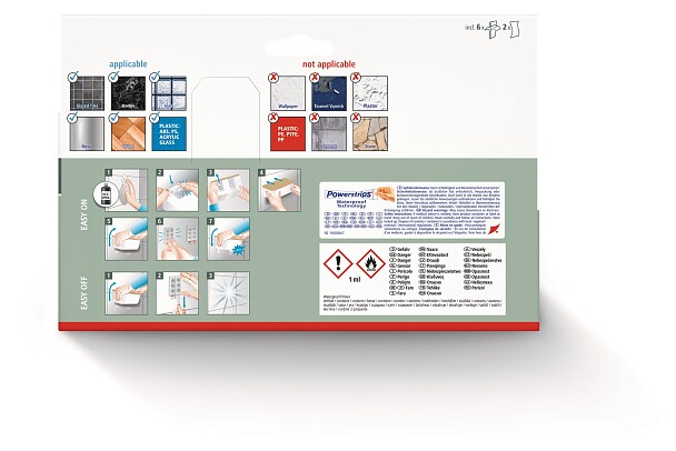 tesa® BABOO Storage Box M, Self-Adhesive, Bamboo & High-Quality Plastic ...