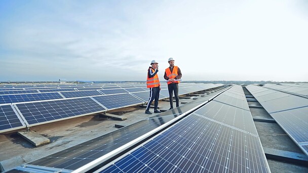 Adhesive for solar panels: sustainable energy production | tesa®