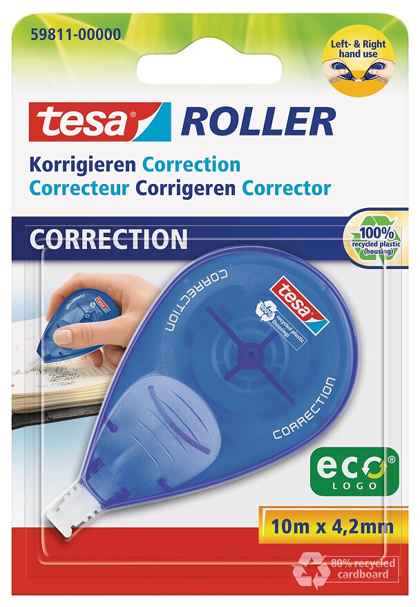tesa® Roller Correction Sideways ecoLogo® - tesa
