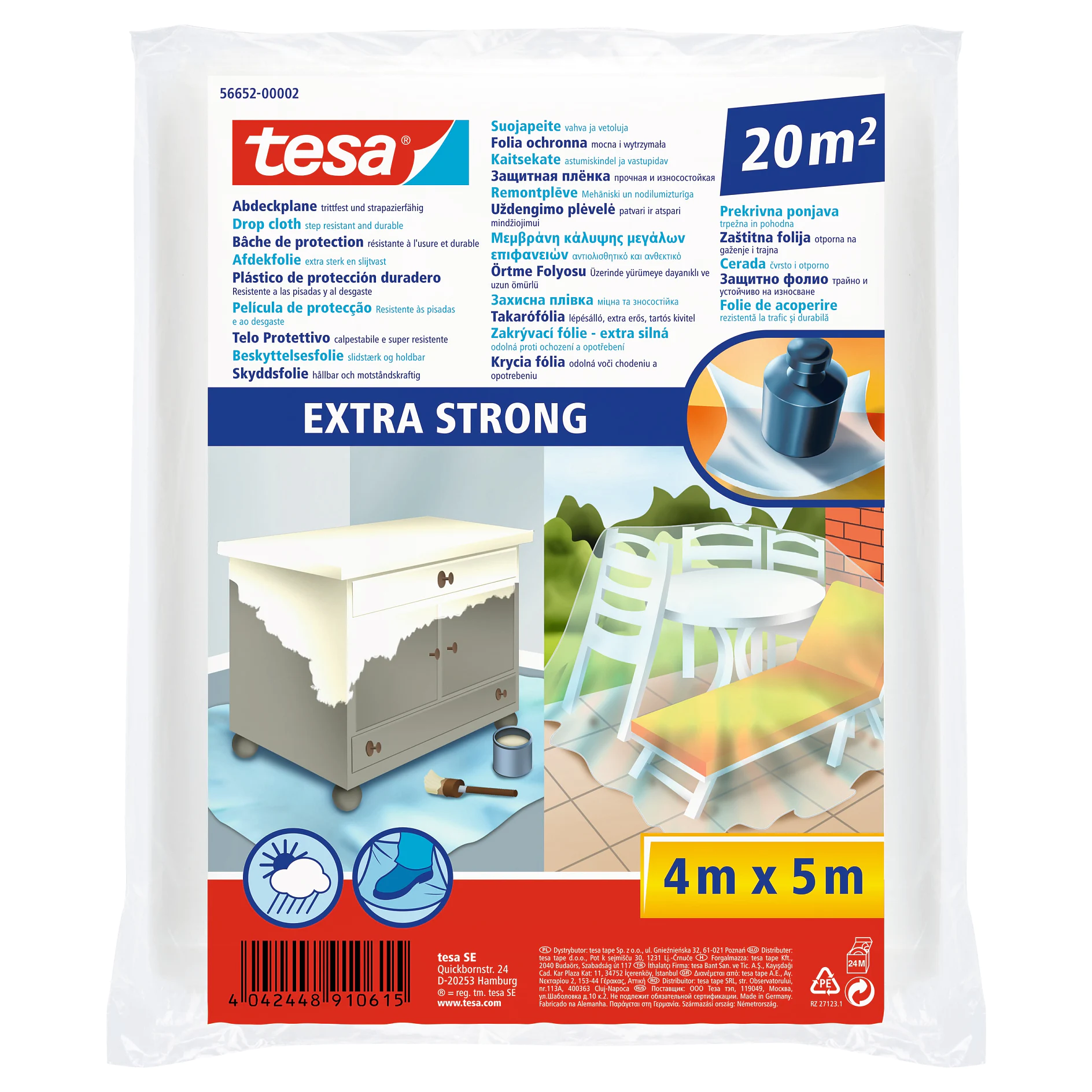 tesa® Drop Cloth Universal - tesa
