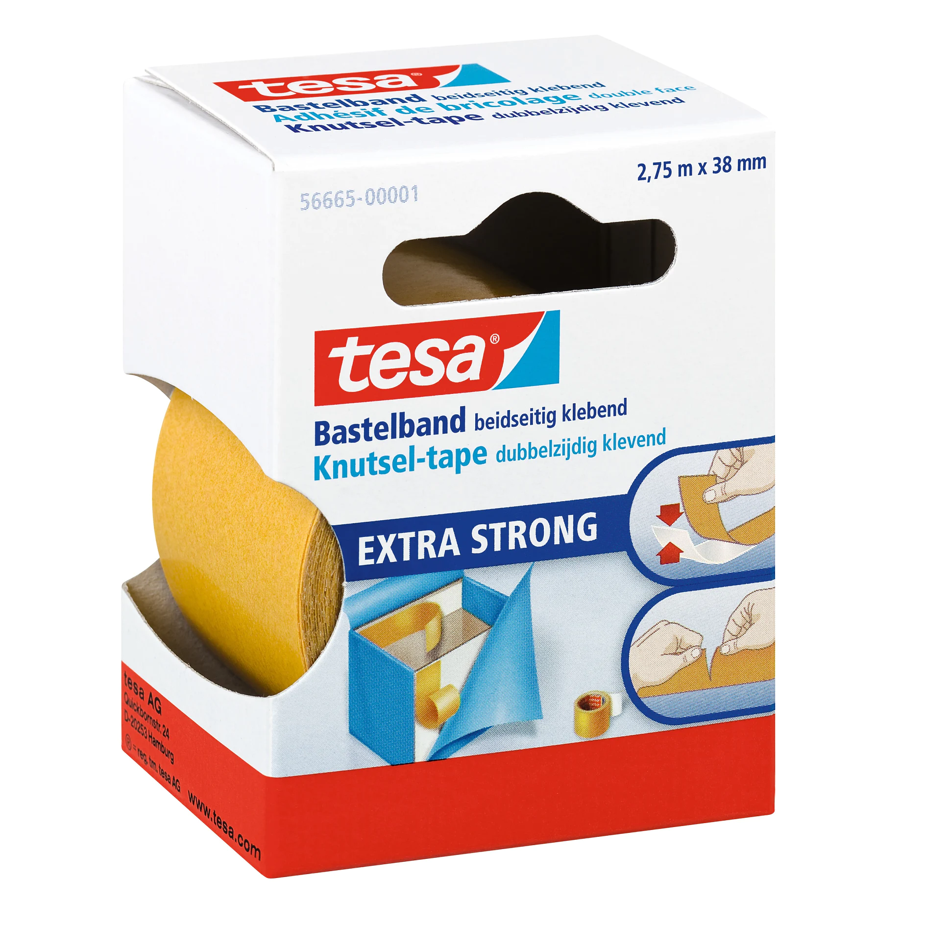tesa® Double-Sided Adhesive Tape Transparent - tesa