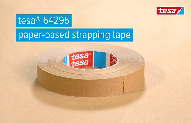 Rethinking transport securing with paper-based strapping tape - tesa