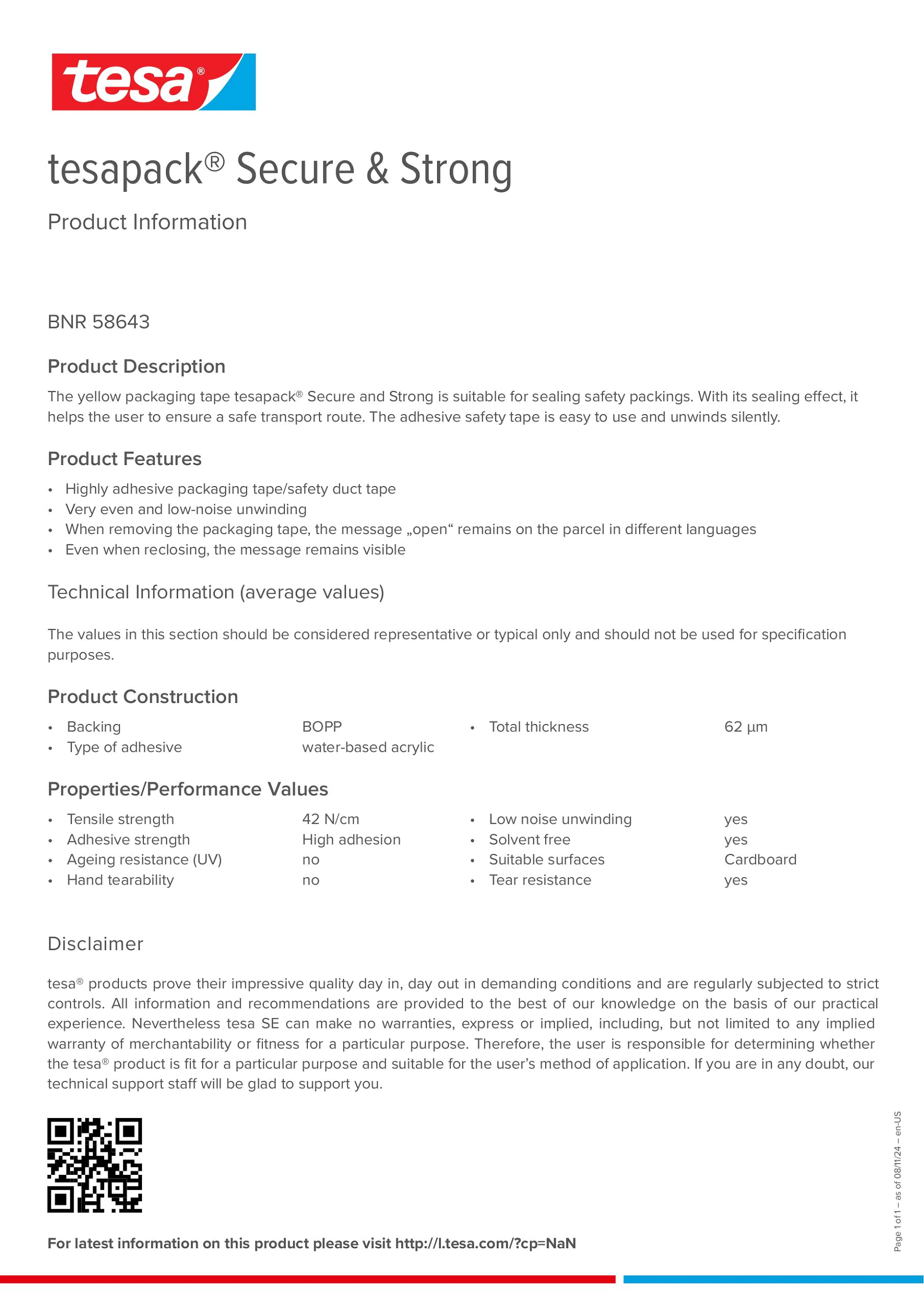 tesapack® Secure & Strong - tesa