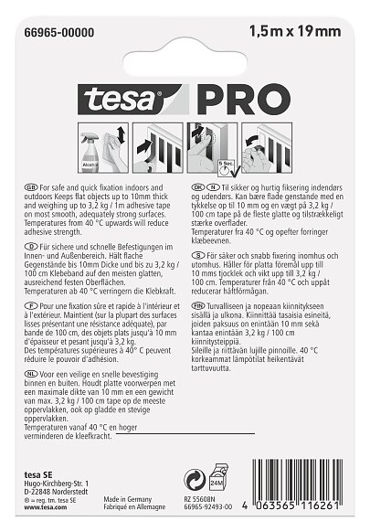 tesa® PRO 66965 Mounting Transparent - tesa