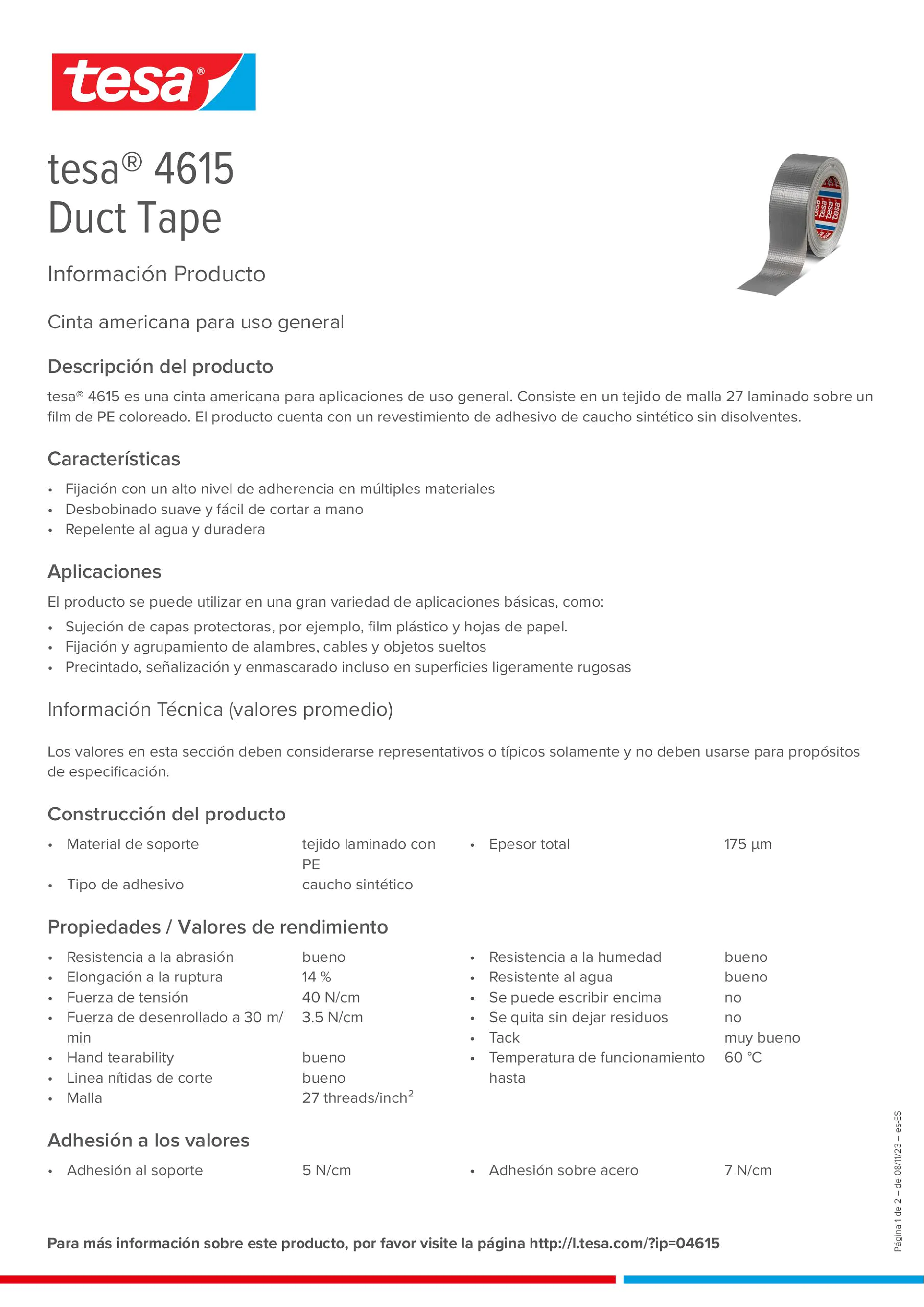 tesa® 4615 Duct Tape - tesa