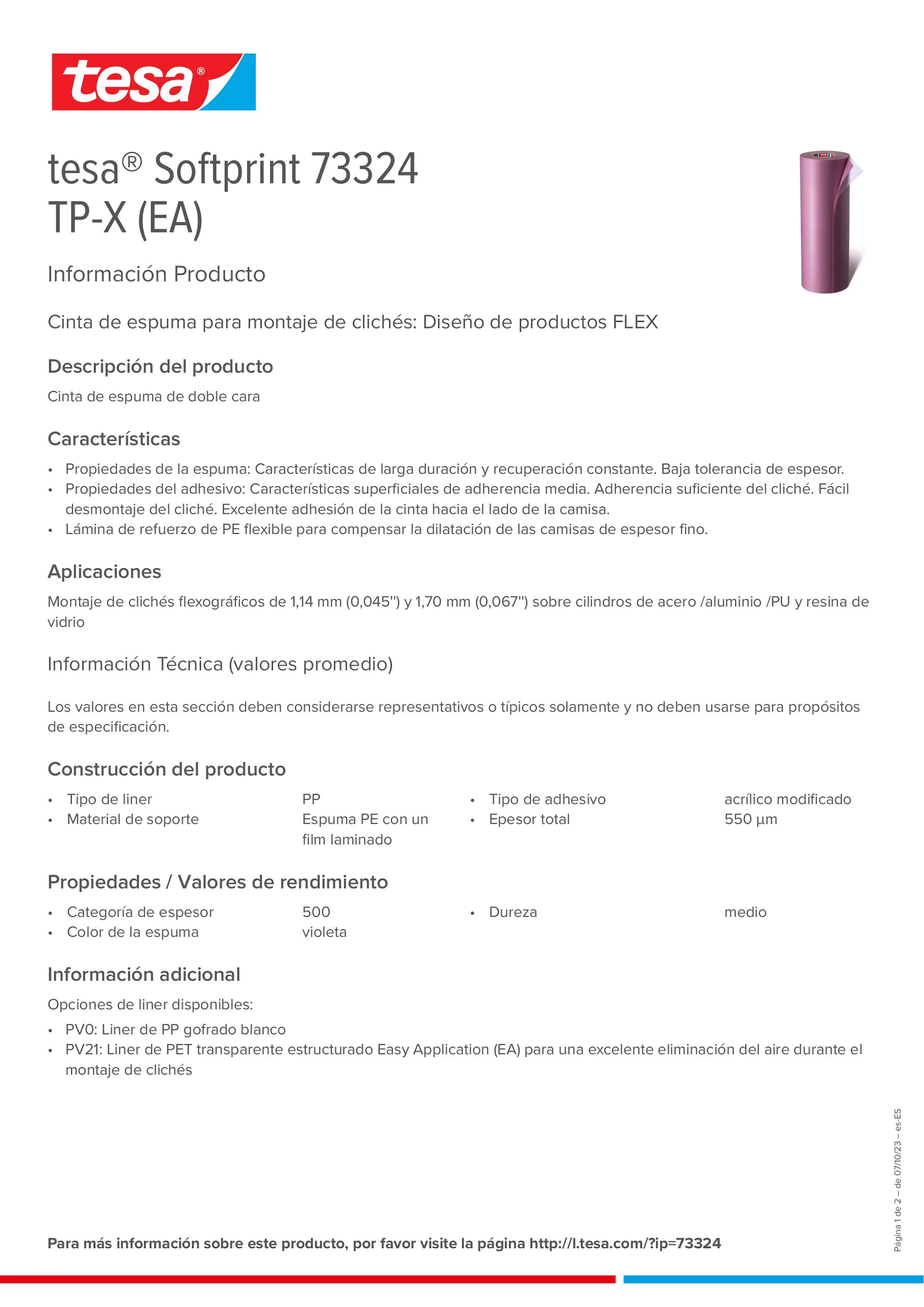 tesa® Softprint 73324 TP-X (EA) - tesa