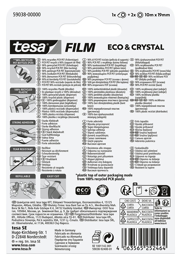tesafilm® Eco & Crystal Mini Dispenser - tesa