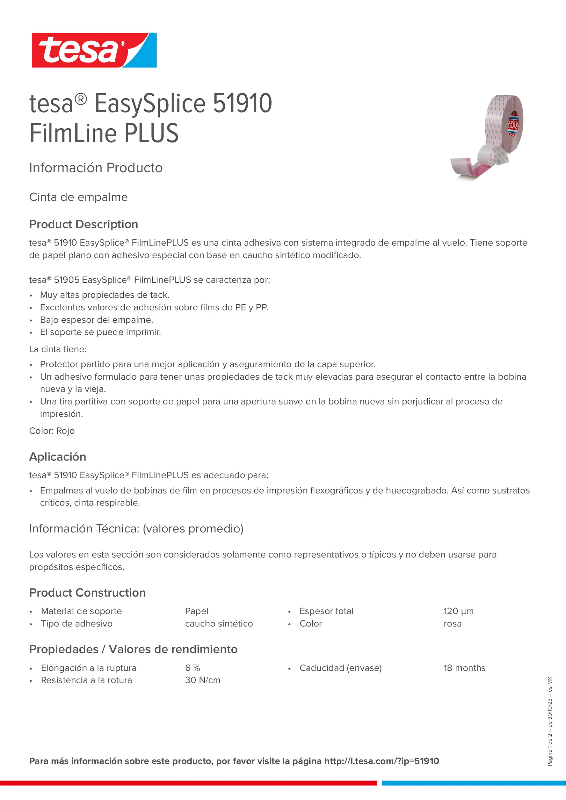 tesa® EasySplice 51910 FilmLine PLUS - tesa