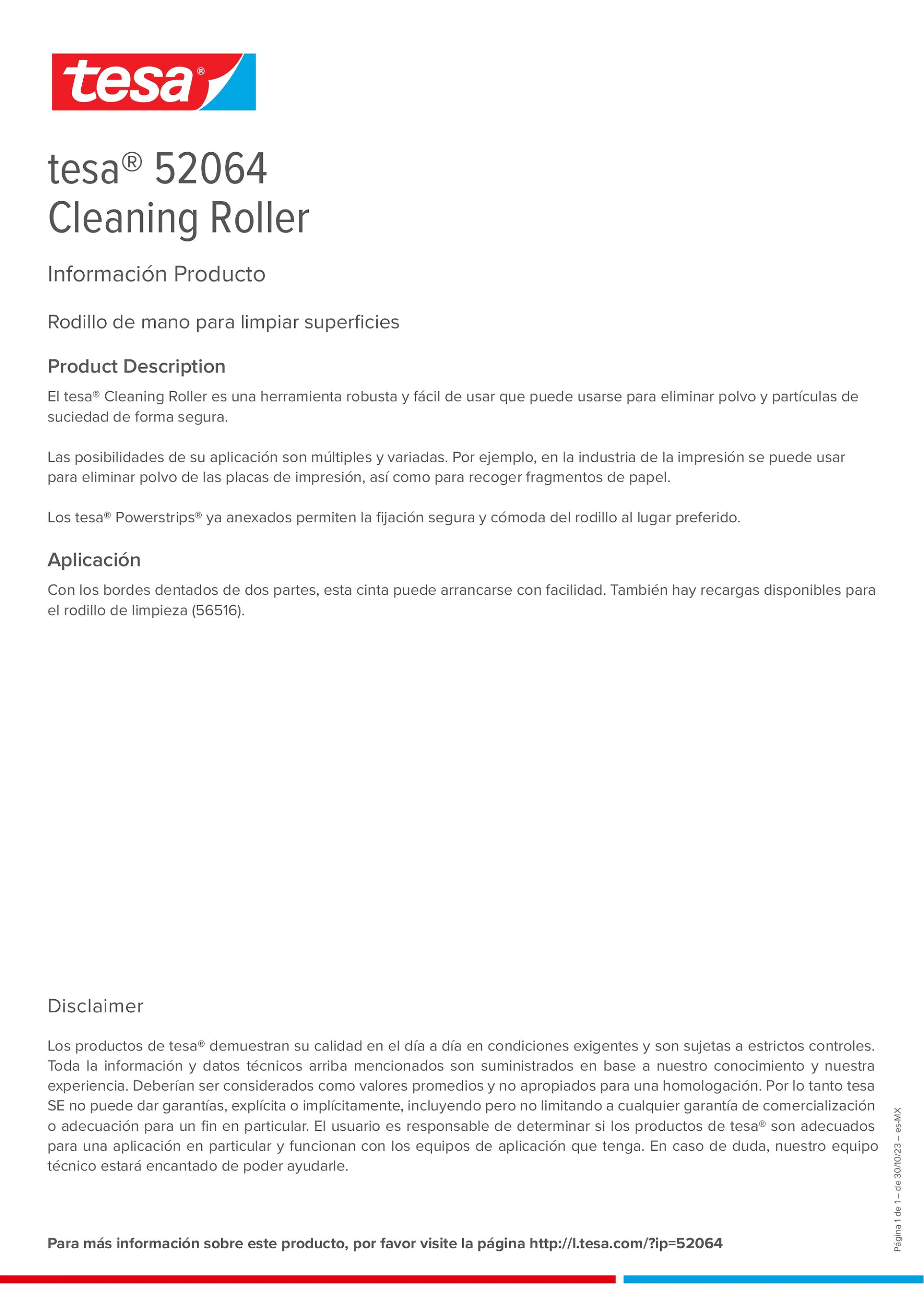 tesa® 52064 Cleaning Roller - tesa