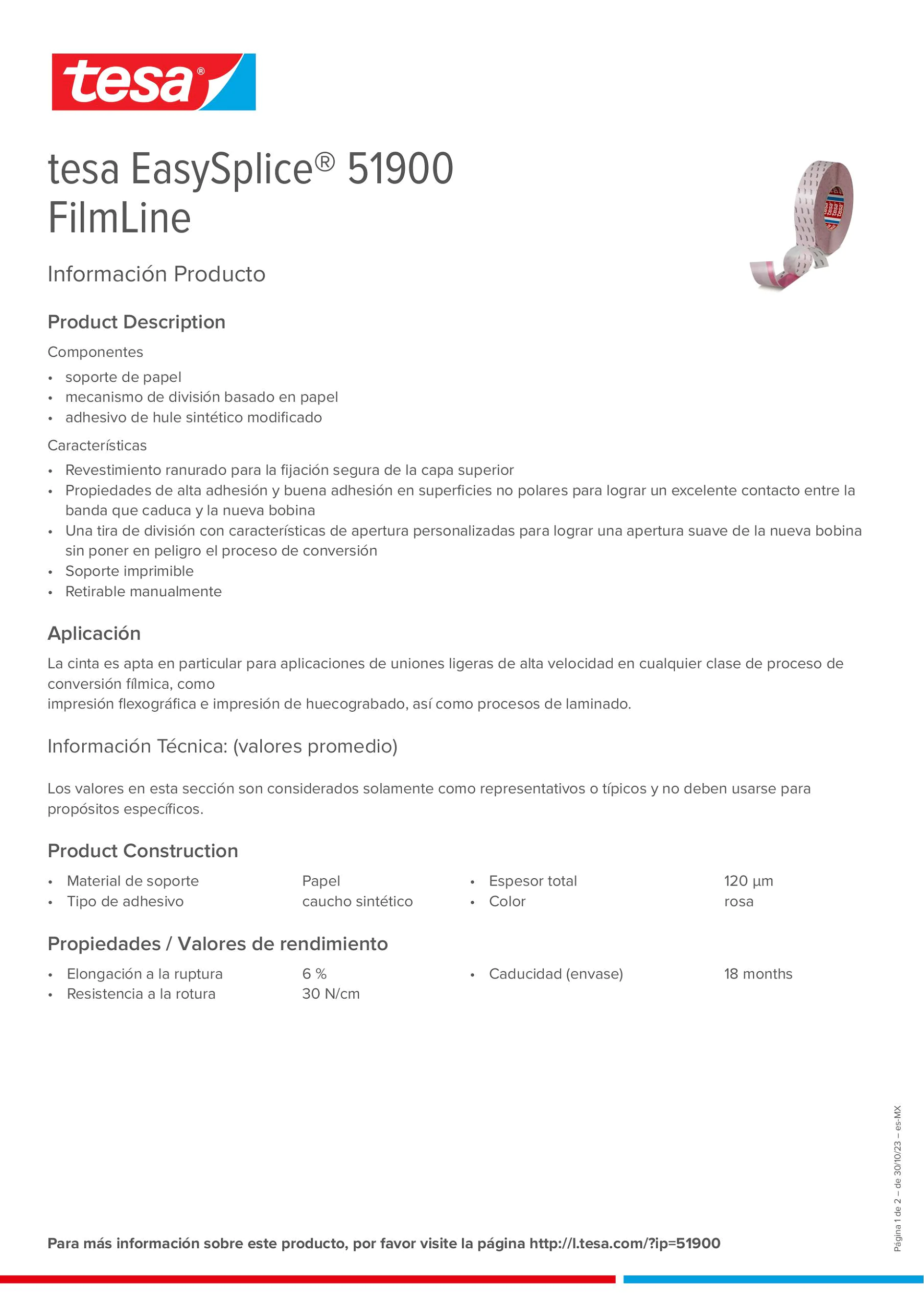 tesa EasySplice® 51900 FilmLine - tesa