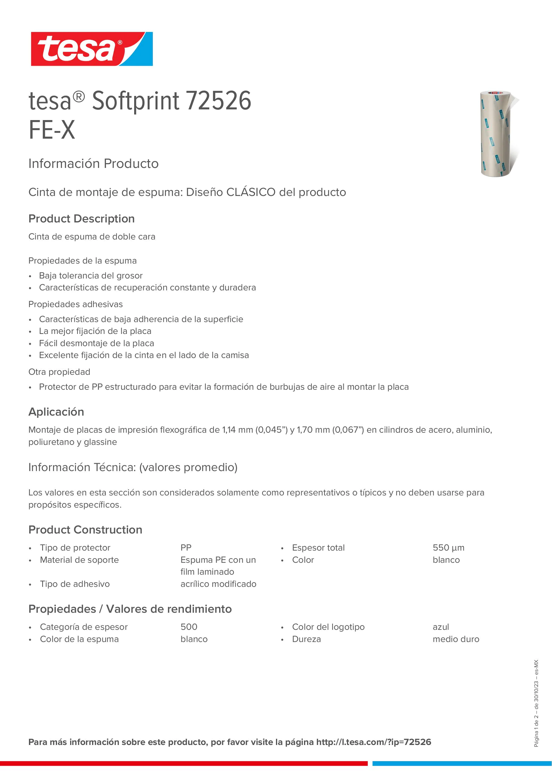 tesa® Softprint 72526 FE-X - tesa